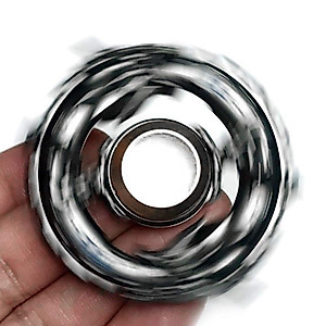 3 Pieces Dragon Fidget Spinner, Cool Metal Hand Finger Spinners, Fingertip Spinners Toy Metal for Anxiety Stress Relief Toy Party Favor Birthday Gifts for Kids Adults, Classroom Prizes(Black)