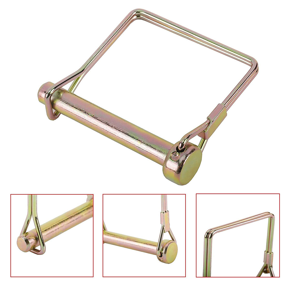 AuInn 5/16 Inch x 2-1/4 Inch Shaft Locking Pin Wire Lock Pin Tractor Hitch Pin (30)