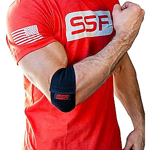 SERIOUS STEEL FITNESS Compression Cuff | Arm, Bicep, Calf and Elbow Compression Sleeve (Black, 3X-LARGE)