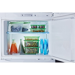 Lxe9kuxe9 Lekue Reusable Silicone Food Storage Box Container set of 3. Set includes: 0.2L, 0.5L, 1.0L