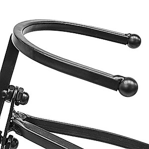 Sorbus Tricycle Plant Stand - Flower Pot Cart Holder - Ideal for Home, Garden, Patio - Great Gift for Plant Lovers, Housewarming, Mother’s Day - Parisian Style (Black)