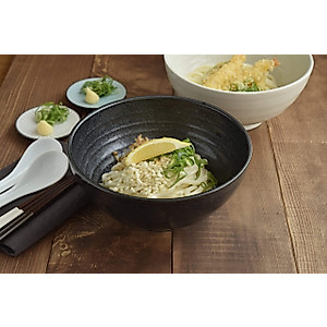 Extra Large Sanuki Udon Donburi Ramen Bowl Black