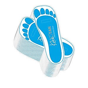 60 Pairs(120feets) Spray Tan Feet Pads For Sunless Spray Tanning in Blue