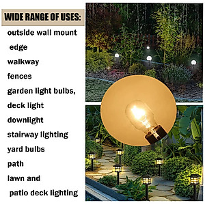 Landscape Light Bulbs For Philips 12 Volt 11 Watt T5 Wedge Base Low Voltage Lights Bulbs/ Garden Light Bulbs/ Deck Light Bulbs/ Yard Light Bulbs/ Malibu Bulbs - 20 Pack