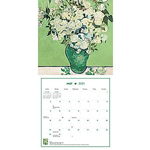 Impressionist Blooms 2021 Wall Calendar