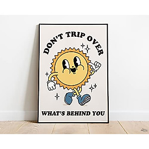 Retro Poster Wall Art, Aesthetic Posters, Trendy Room Decor for Bedroom Aesthetic, Cute Room Decor, Vintage Art Nostalgia poster for room aesthetic (12x16 inches)