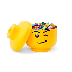 Room Copenhagen LEGO Storage Head, Large, Yellow