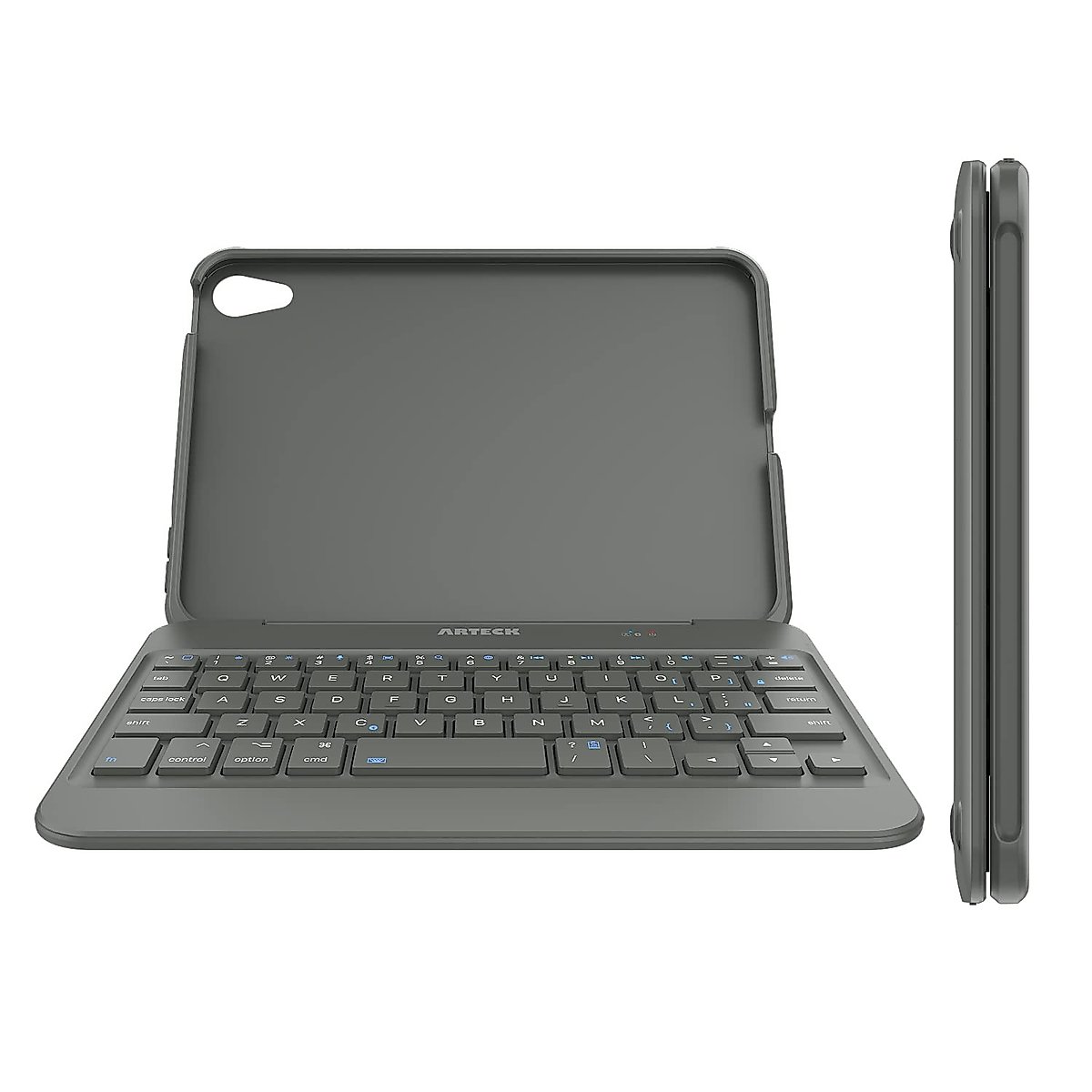 Arteck Bluetooth Keyboard Case for iPad Mini 6, 8.3-inch, with 130 Degree Swivel Rotating Stand, Shockproof Protection, Auto Sleep/Wake Feature, USB-C Charging