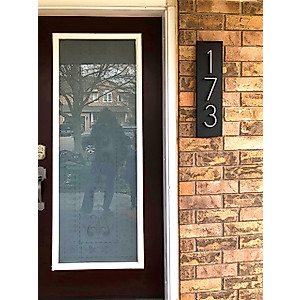 House Numbers | Address number in Vertical and Horizontal mode | Address plaques for outside | Personalized gift | Housewarming gift idea | Address signs | Modern house numbers