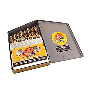 Drill Hog 21 Pc Cobalt M42 Junior Drill Bit Set 1/16" to 3/8"