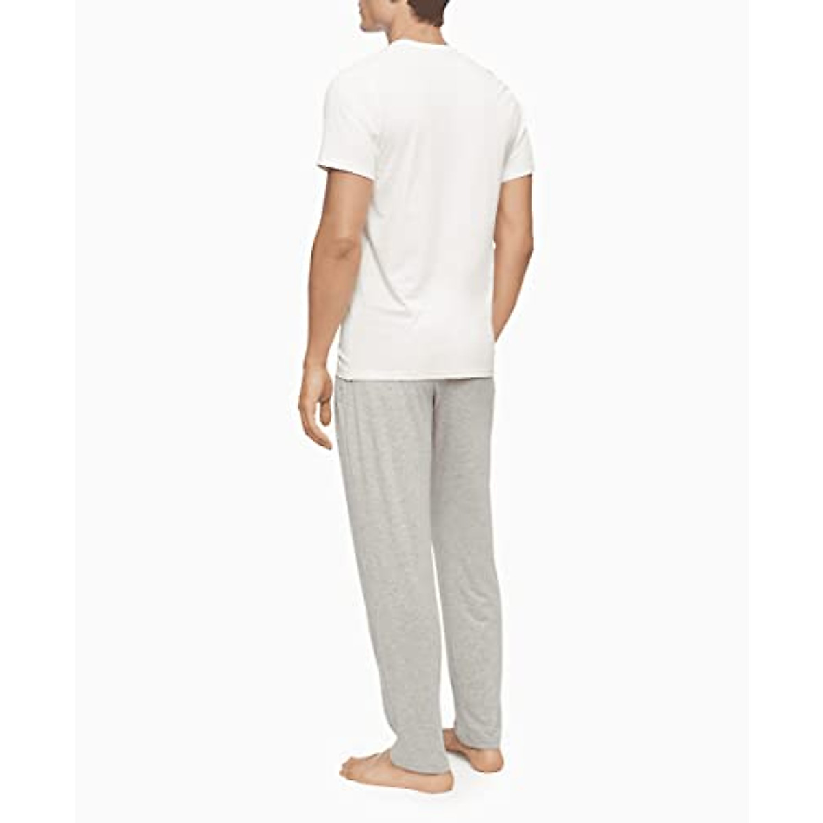 Calvin Klein Men's 100% Cotton T-Shirt Packs, Crewneck, Large, White, Pack of 5.