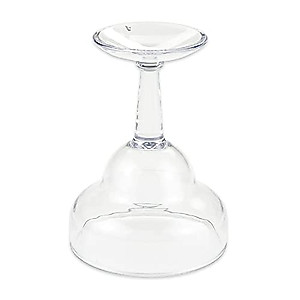 G.E.T. SW-1415-1-SAN-CL-EC Heavy-Duty Shatterproof Plastic Jumbo Margarita Glasses, BPA Free, 36 Ounce