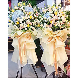 JOSON 30 sheets/6 colors Flower wrapping paper Korean solid color translucent flower shop floral gift bouquet flower wrapping paper Matte paper