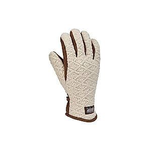 Gordini Women's Standard Argyle Glove, Oatmeal, Large
