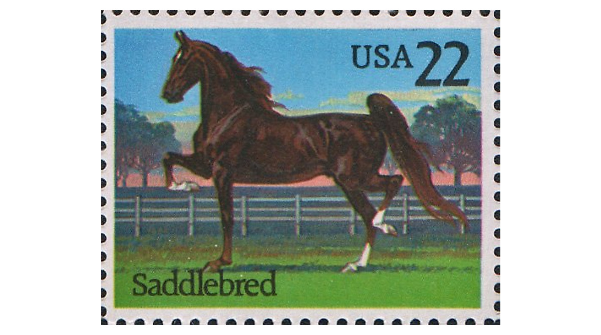 USPS Horse Breeds Stamp Sheet - Mint Condition