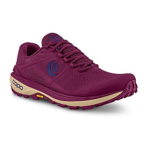 Topo Athletic Women's Terraventure 4 Comfortable Cushioned Durable 3MM Drop Trail Running Shoes, Athletic Shoes for Trail Running, Berry/Violet, Size 6.5
