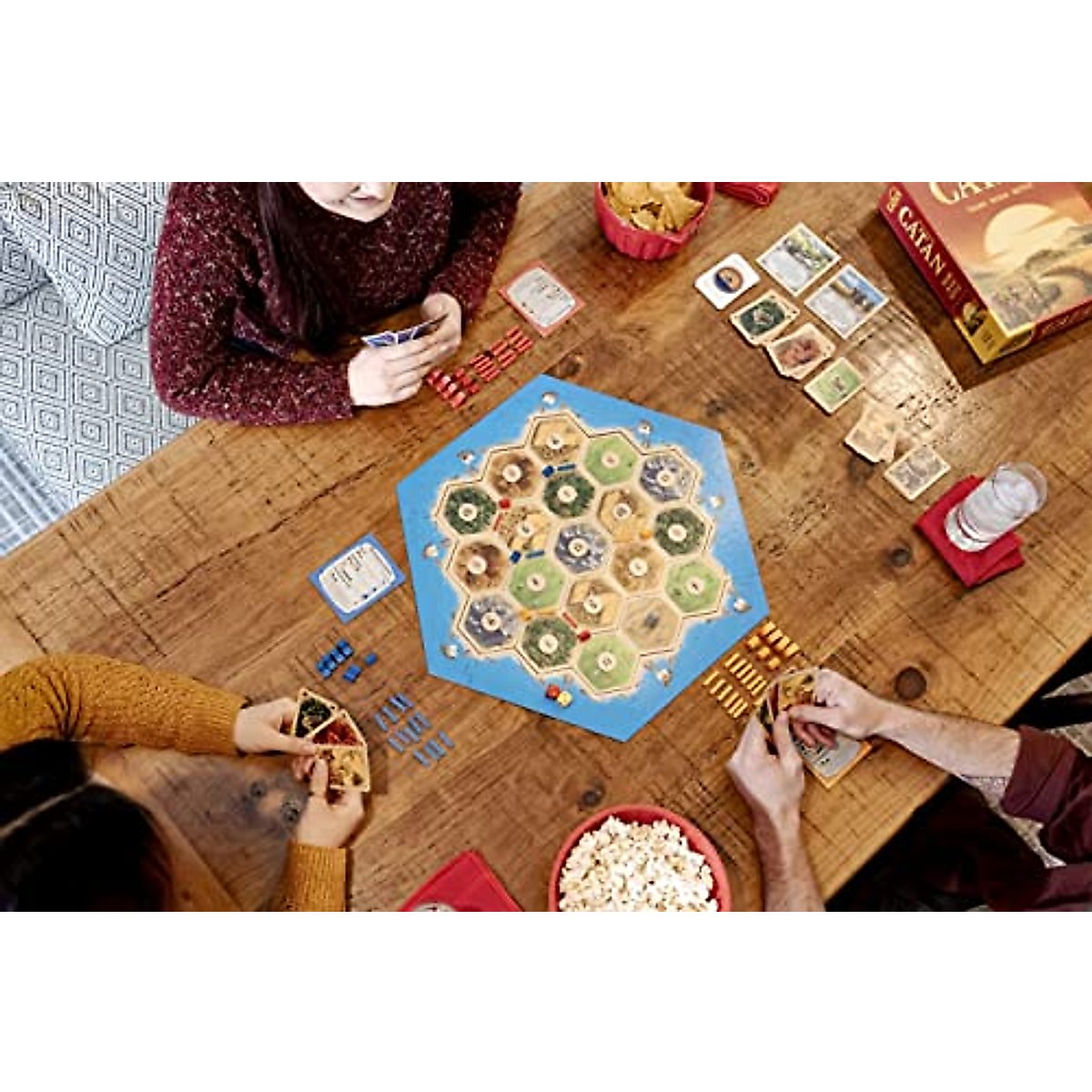 Catan Board Game (Base Game) | Family Board Game | Board Game for Adults and Family | Adventure Board Game | Ages 10+ | for 3 to 4 Players | Average Playtime 60 Minutes | Made by Catan Studio