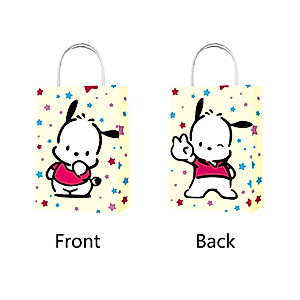 Minamihong Party Favor Bags 16PCS for Rabbit Gift Bags Goodie Bags Rabbit Treat Candy Bags for Rabbit Themed Birthday Party Supplies Decorations