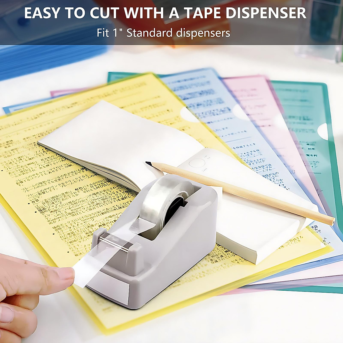 Cayxenful 12 Rolls Transparent Tape Refills, 3/4-Inch x 1000 inch Clear Tape, 1 inch Core, Clear Tape Refill Rolls for Gift Wrapping, Home, School Office Supplies