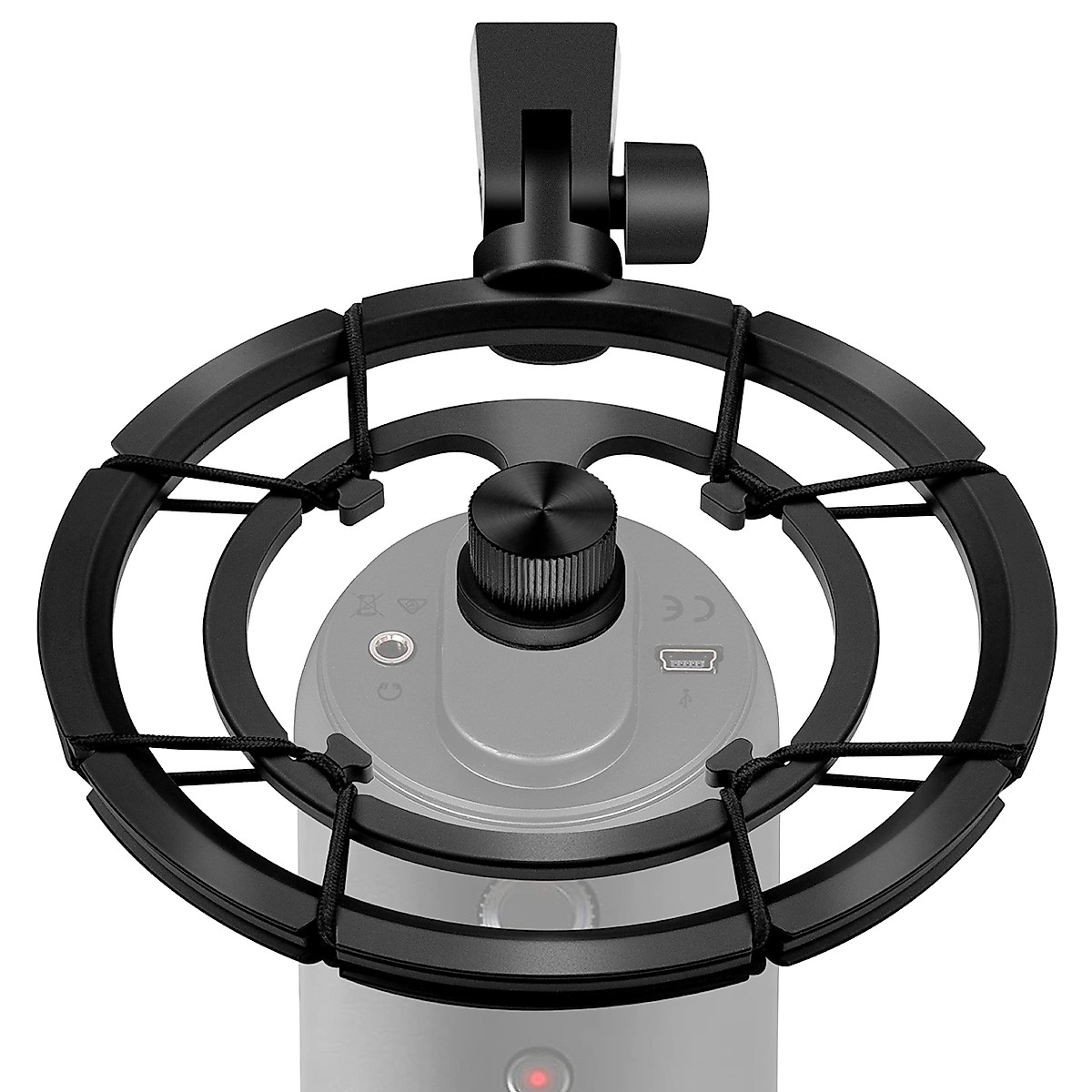 Microphone Shock Mount,Latest Advanced Vibration Blocking,Light Weight Noise Repelling Shock Mount for Blue Yeti,Yeti Pro Original Snowball & USB Pro-universal Mic Shock Mount