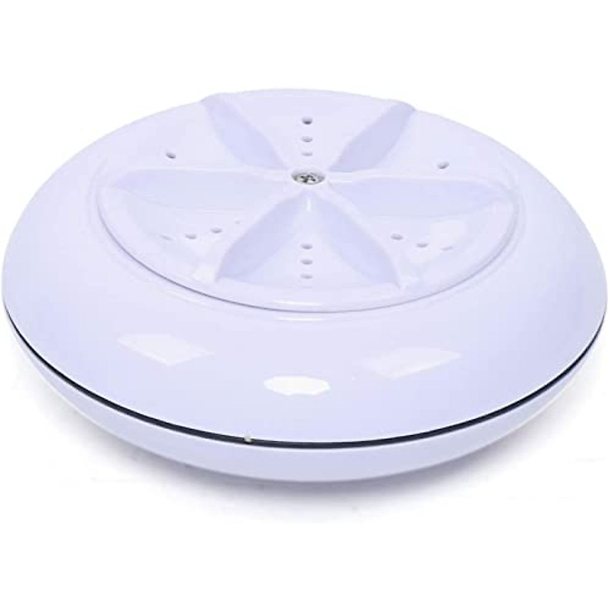 DNYSYSJ 3.8L Mini Washing Machine, USB Power Wash Machine Plastic Portable Compact Laundry Washer Baby Clothes Underwear Socks Washer for Travel Camping RV 18W (White)