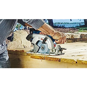 BOSCH GKS18V-22B25 18V Brushless Blade-Right 6-1/2 In. Circular Saw Kit with (2) CORE18V 4 Ah Advanced Power Batteries