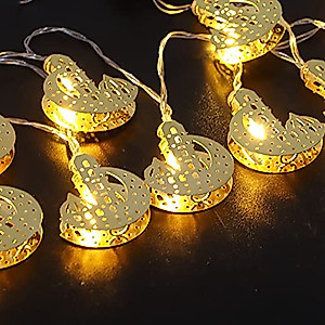 Backyard Lights, Moon Shape Practical Outdoor Patio Lights for Home Garden Patio