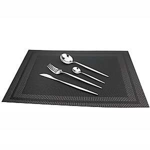 Gugrida 24-Piece Silverware Set - 18/10 Stainless Steel Reusable Utensils Forks Spoons Knives Set, Mirror Polished Cutlery Flatware Set, Great for Family Gatherings & Daily Use (6 set, Silver)