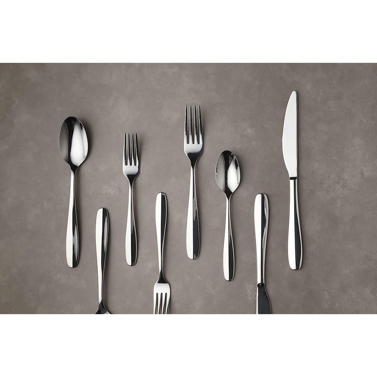 Oneida Oakwood Piece Everyday Flatware Set, 20 Count, Metallic