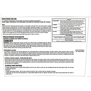 Pool Mate 1-1425 Jumbo 3-Inch Swimming Pool Chlorine Tablets, 25-Pounds