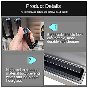 Kolice ETL Commercial 3 flavors soft ice cream machine,gelato yogurt ice cream machine-2+1 mixed flavors ,upper tanks refrigerated,countertop,auto counting,auto washing