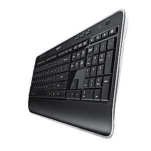 Logitech MK520 Wireless Keyboard and Mouse Combo — Keyboard and Mouse, Long Battery Life, Secure 2.4GHz Connectivity