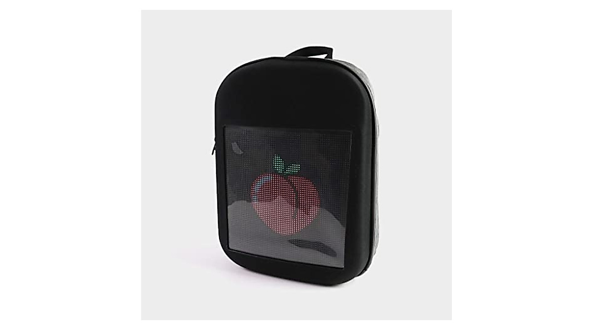 Smart LED Pix Backpack: Interactive Display & Hard Case