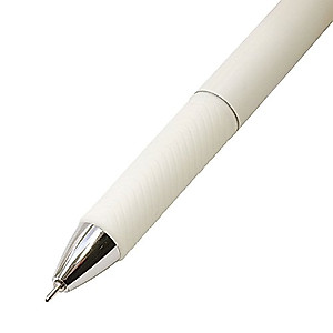 Pentel EnerGel Clena Retractable Liquid Gel Pen, Micro Fine Point 0.5mm Needle Tip, Black Ink, Sax Blue Body (BLN75LS-A)