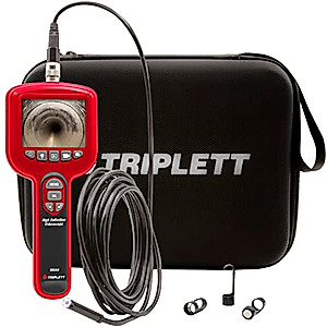 Triplett BR260 High Definition Videoscope with Waterproof 5.5mm Camera, 3" Color LCD Display, and 2M Cable
