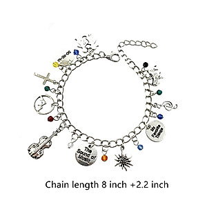 AYJBDGR Universe of Fandoms Charm Bracelet Gifts for Women