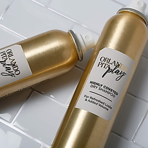 Orlando Pita Play Highly Coveted Dry Shampoo, Absorbs Oil, Adds Fullness, No Parabens, No SLS/SLES, 5.8 Oz