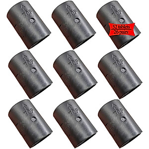 Wire Shelf Clips,52 Pcs Wire Shelving Shelf Lock Clips for 0.75" (3/4")Post- Shelving Sleeves Replacements for Wire Shelving System,Fits with Thunder Group, Alera, Honey Can Do, Eagle, Regency, Metro