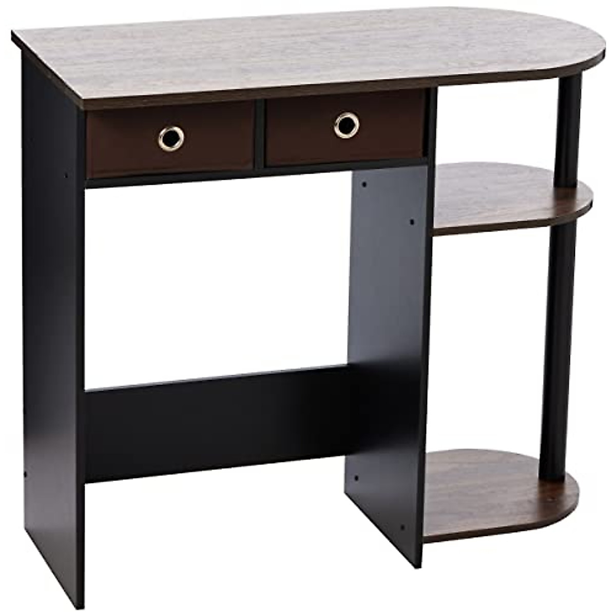 Furinno Laptop Desk/Table and 3-Tier End Table Bundle