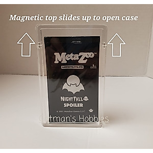 Premium Metazoo Booster Pack Acrylic Case for UV Resistant Protection and Display