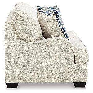 Signature Design by Ashley Valerano Casual Loveseat for Living Room, Beige