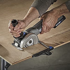Dremel US20V-01 Compact Circular Saw Tool Kit with (1) 20V Battery, (3) Cutting Wheels & Storage Bag - 15,000 RPM - Ideal for Flush Cutting, Plunge Cutting and Surface Preparation