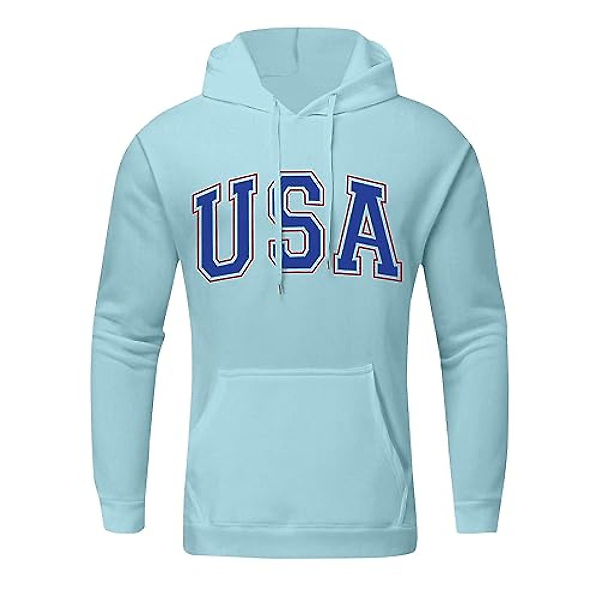 Men Graphic Hoodies Letter Printed Tie Dye Gradient Flannel Hooded Sweatshirt Adult Athletic Big And Tall Mens Hoodies Pullover Casual Comfy Cool Hooded 03 Sky Blue 3Xl