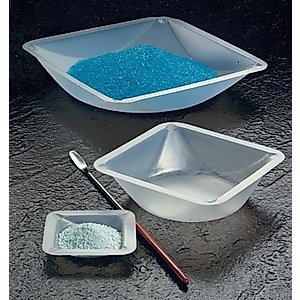 SEOH Plastic Square Weigh Boats Medium Dish 100pk
