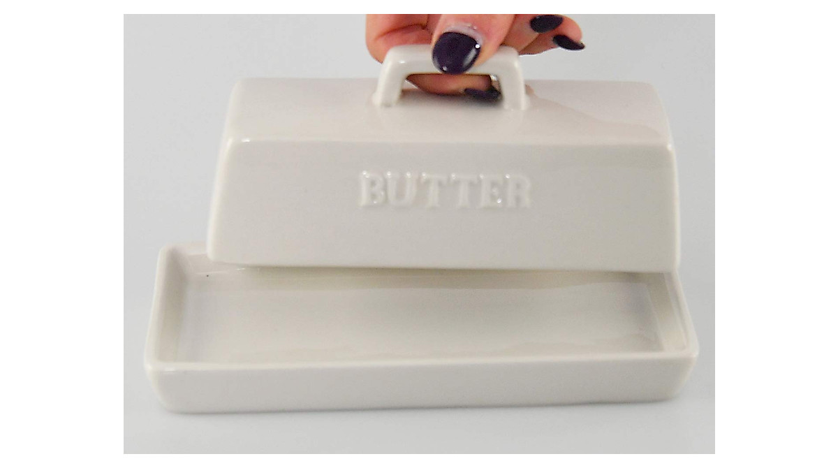 HOME-X Classic Butter Dish - Stylish & Functional Storage