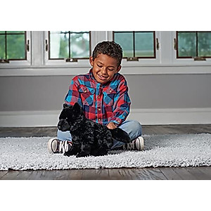 Wild Republic Wolf Plush, Stuffed Animal, Plush Toy, Kids Gifts, Black, 12"