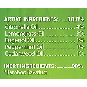 Magic Chest Mosquito Repellent Outdoor Incense Sticks | Mosquito Repellent for Patio, Backyard, Camping | Natural and DEET Free | Travel Size with Plant Oils | 12 Sticks per Box