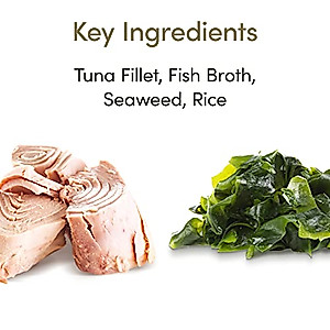 Applaws Natural Wet Cat Food, 24 Pack, Limited Ingredient Canned Wet Cat Food, Tuna Fillet with Seaweed in Broth, 5.5oz Cans