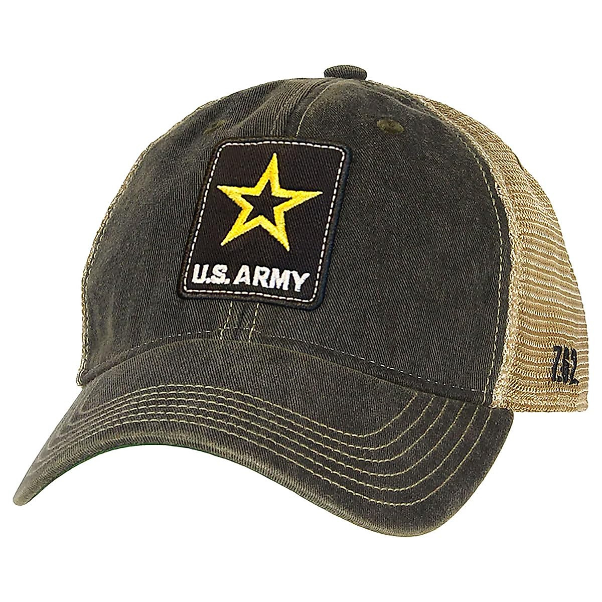 7.62 Design U.S. Army Logo Vintage Trucker Hat Black