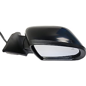 Kool Vue Passenger Side Power Heated Mirror for Jeep Cherokee 2014-2018 Manual Fold With Signal Light, Blind Spot Monitor, Memory & Puddle Lamp; Without Auto-Dimming Paintable